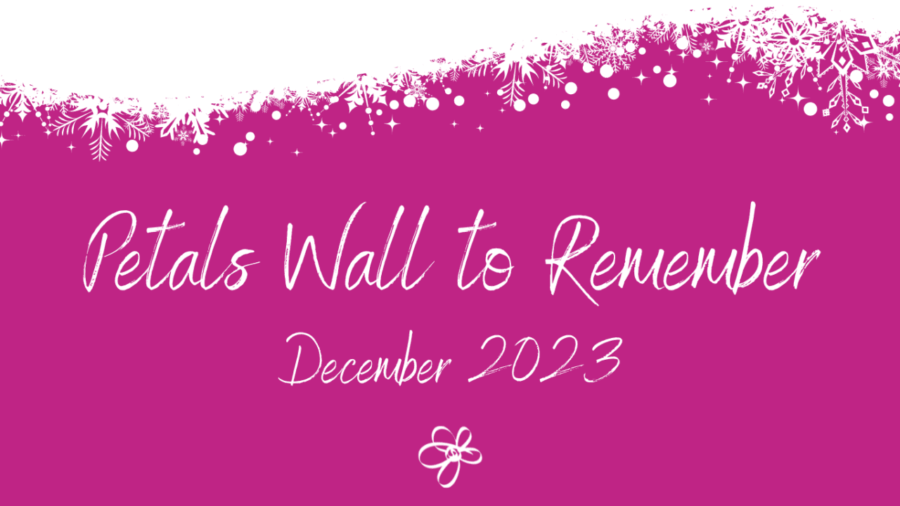 Petals Wall to Remember - Petals Charity